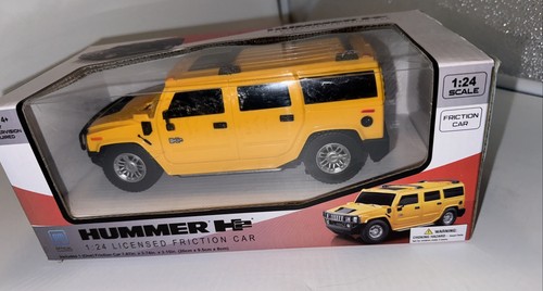 hummer® h2® 1:24 licensed friction car-Yellow Kids SUV | eBay