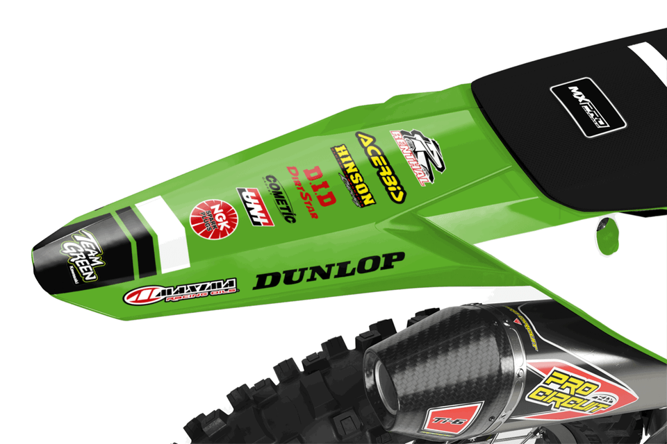Fits Kawasaki KX450F (2024, 25, 2026 ) and KX250F (2025-2026) graphic ...
