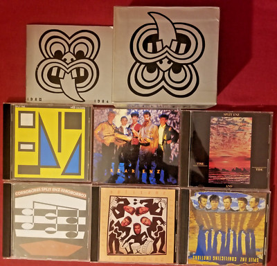 SPLIT ENZ REAR ENZ 1980 1984 VERY RARE 6 CD BOX SET 1992 PLUS BOOK AND ...