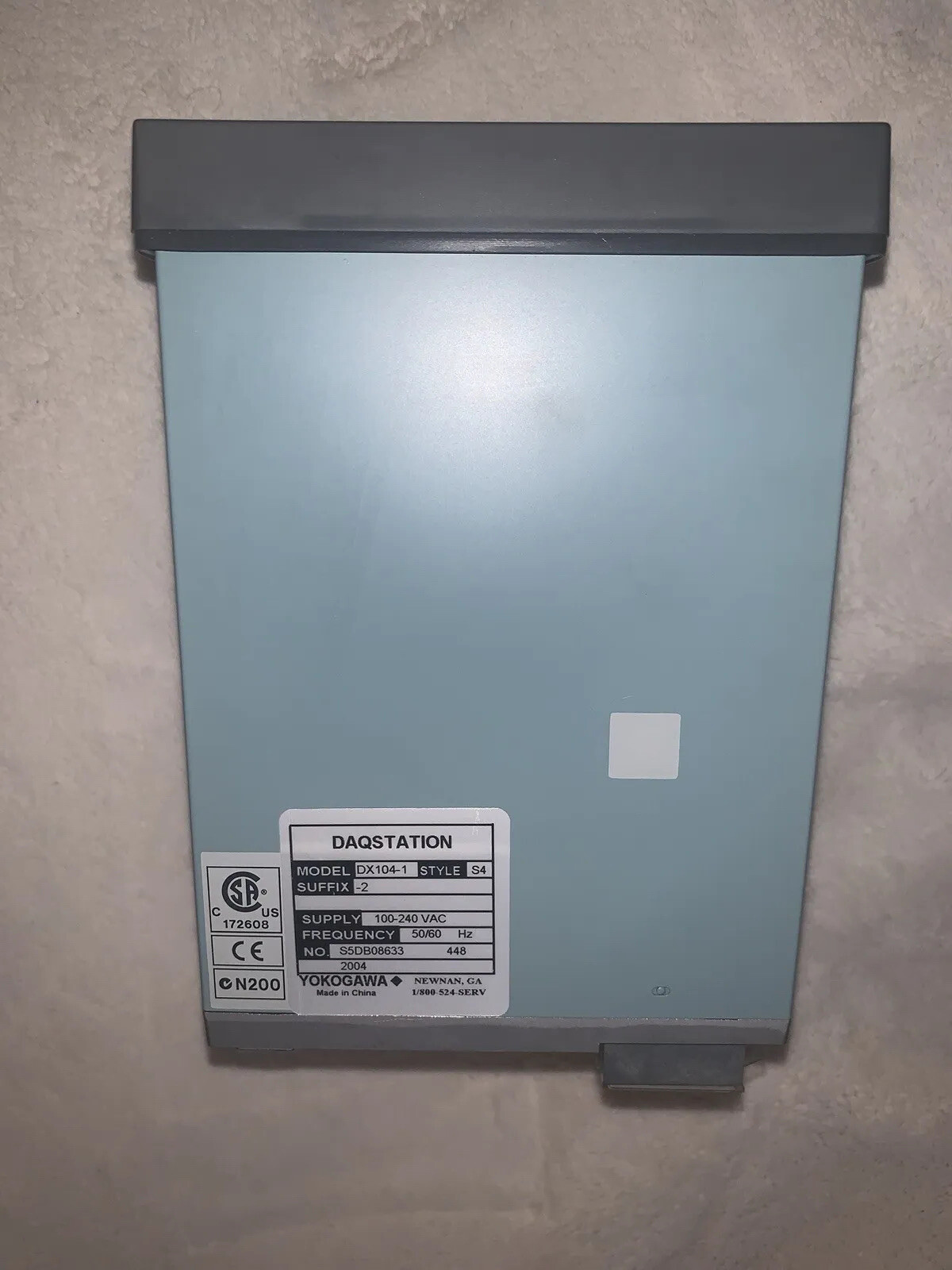 Yokogawa Daqstation DX104-1 S4 -2/AR2 4-Channel Paperless Recorder ...