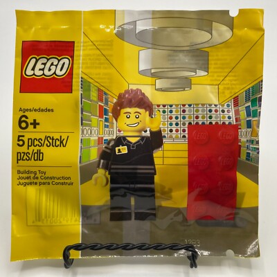 LEGO Store Shop Employee Minifigure Polybag NEW - SEALED - RETIRED | eBay