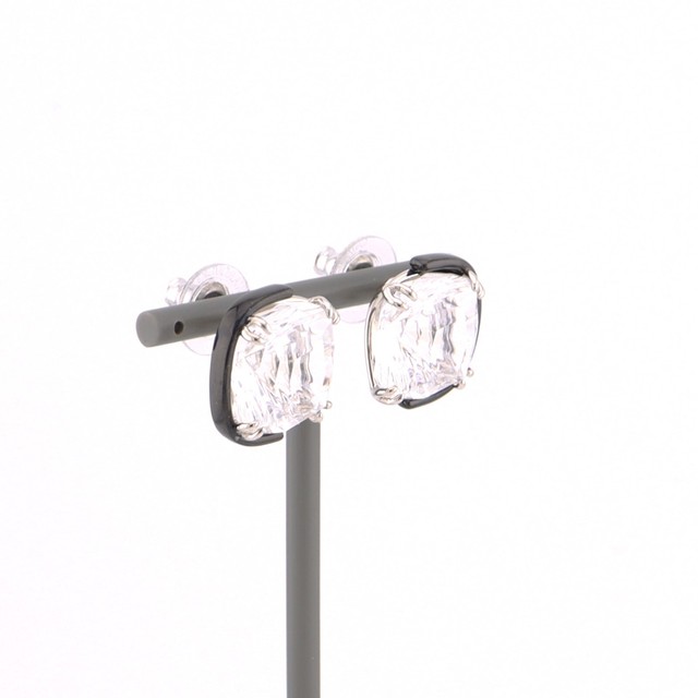 Authentic Swarovski Oversized White Crystal Harmonia Stud Earrings ...