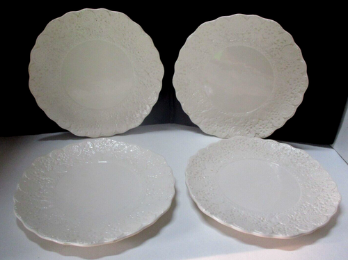 4 Vintage 1975 Betty St John White Doily Lunch Plates 2 | eBay