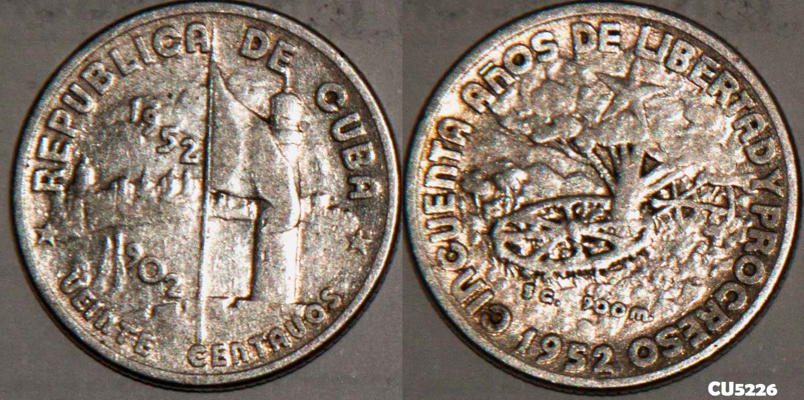 Cub@ PreRevolution Coin Silver 1952 20 Centavos Fine Bullion Mexico | eBay