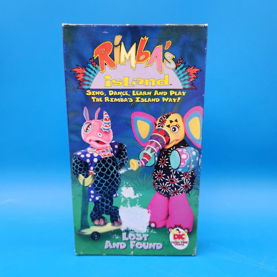 1994 Rimbas Island Lost And Found VHS Dic Toon-time Video Tested/Works ...