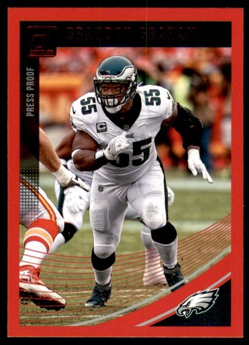 2018 Donruss Press Proof Red #201 Brandon Graham | eBay