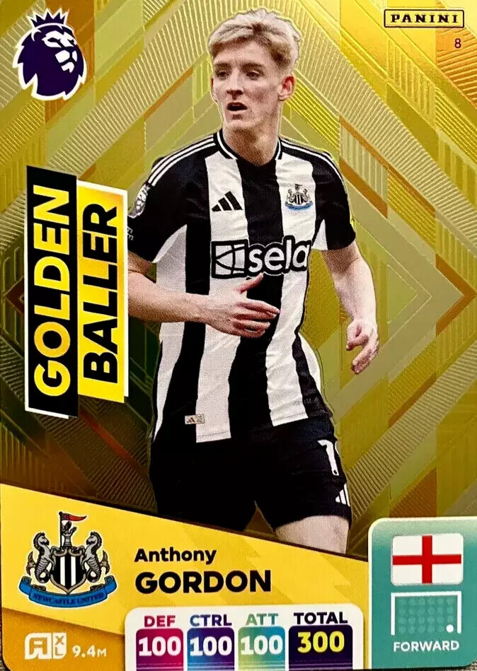 Panini Premier League Adrenalyn XL 2025 24 25 Limited Golden Baller ...