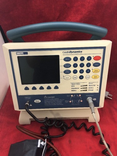 CardioDYNAMICS BioZ ICG ECG Impedance Patient Monitor w/Accessories BZ ...