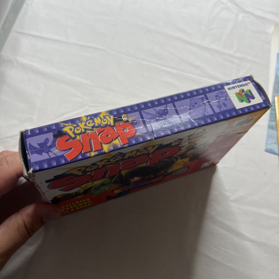 Pokemon Snap N64 Box Manual Complete CIB W/ Inserts (including Stickers ...