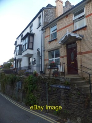 Photo 6x4 Waterloo Terrace, Ilfracombe The houses are raised above the ...