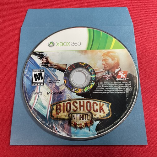 BioShock Infinite (Microsoft Xbox 360, 2013) - GAME DISC ONLY Near Mint ...