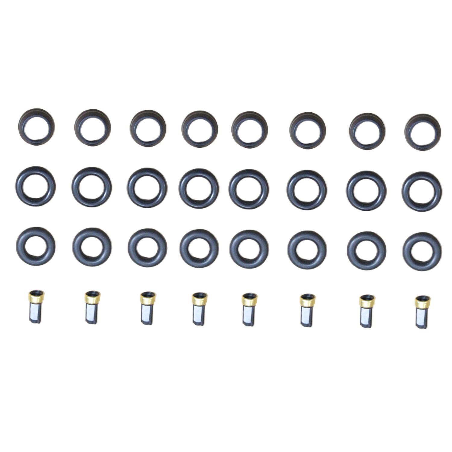 Fuel Injector Rebuild Kit O-rings Seals Filters Pintle for V8 Chevy GMC ...