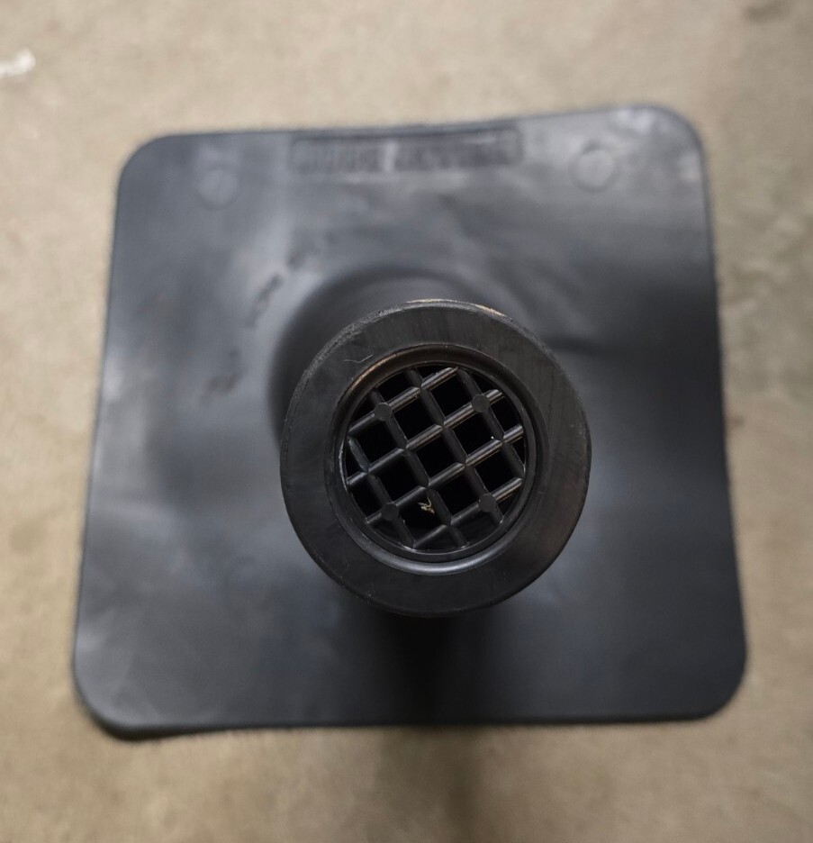 Bullet Boot Pipe Flashing Black 1 1/2" Rubber | eBay