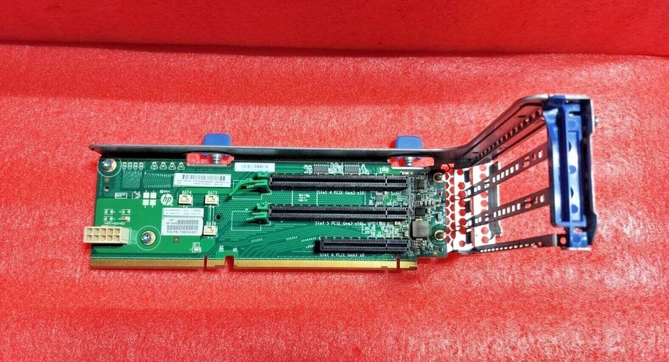 HP 777283-001 ProLiant DL380 Gen9 Secondary PCIe Riser card/Cage/Cable ...