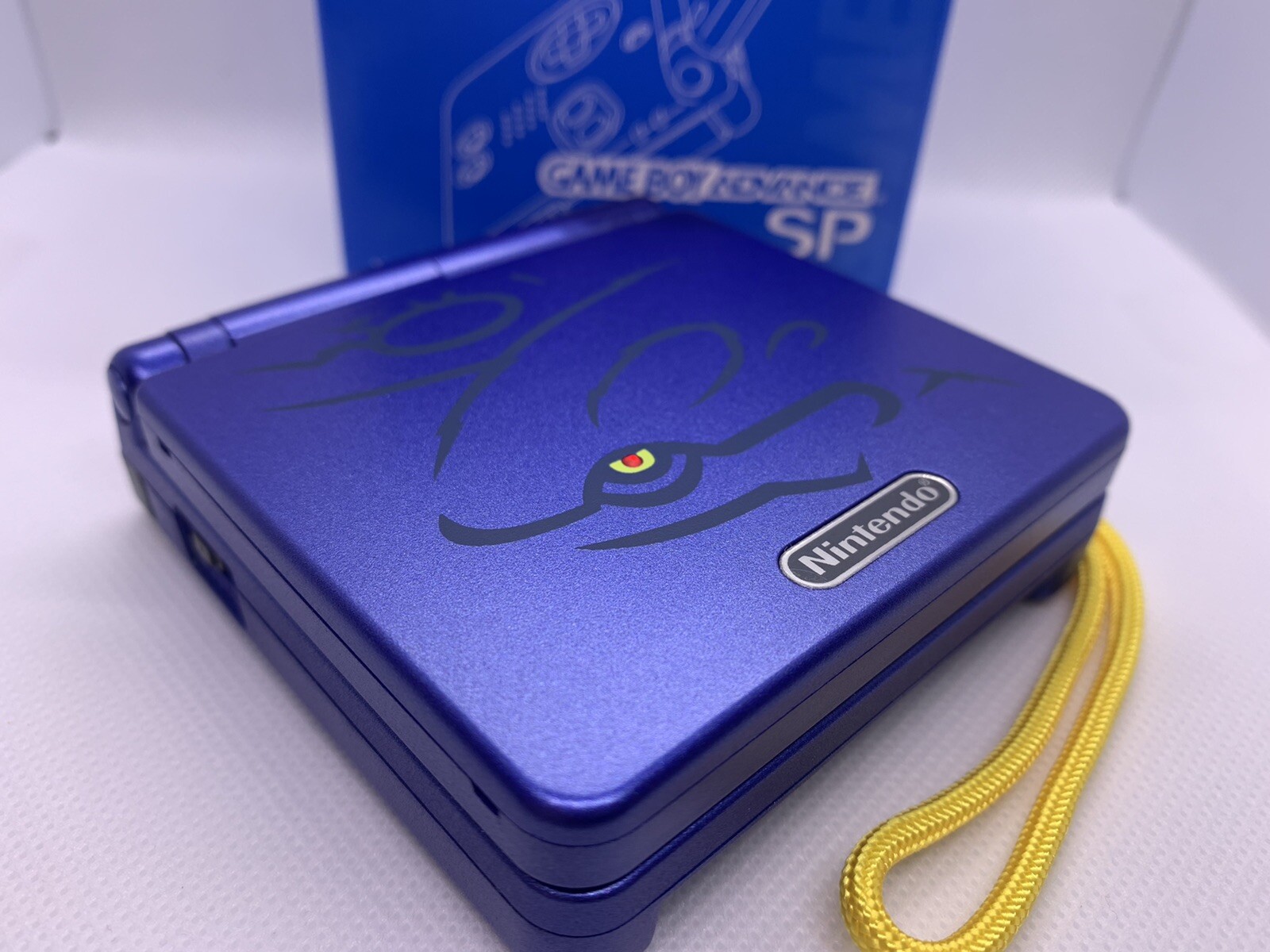 Kyogre GBA SP Gameboy Advance SP IPS V2 - Charger, Custom Power LED ...