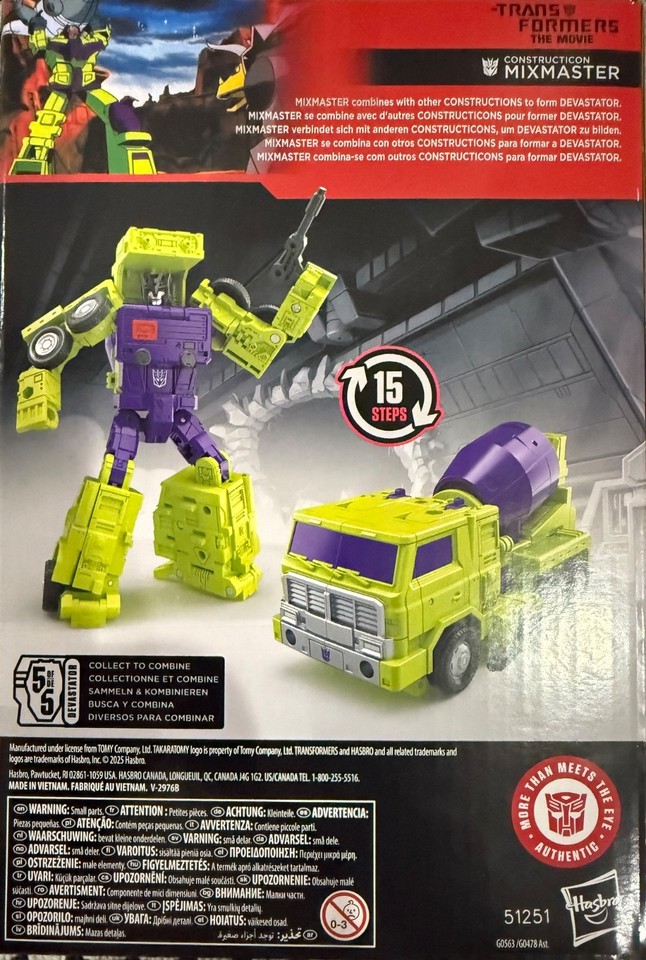 Transformers Studio Series 86 Voyager Constructicon Mixmaster Brand New ...