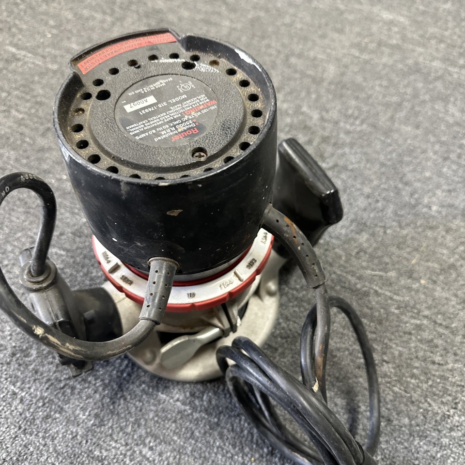 Craftsman USA Heavy Duty Router 1-1/2 hp Double Insulated 8 Amps 315. ...