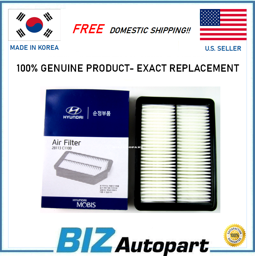 GENUINE ! AIR FILTER FOR 15-19 HYUNDAI SONATA 16-20 KIA OPTIMA OE ...