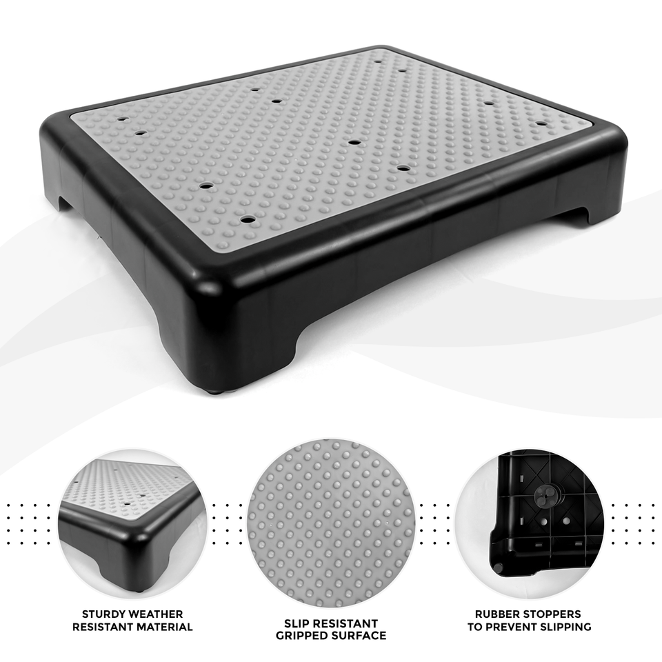 ELDERLY DISABILITY DOOR WALKING ANTI SLIP HALF STEP STOOL OUTDOOR ...