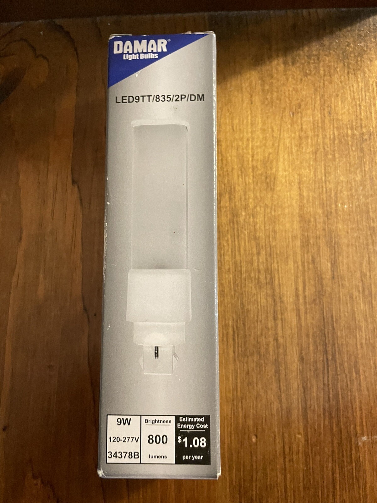 Damar 9W LED PL Retrofit Lamp, 3500K Type B LED9TT / 835 / 2P / DM 9W ...