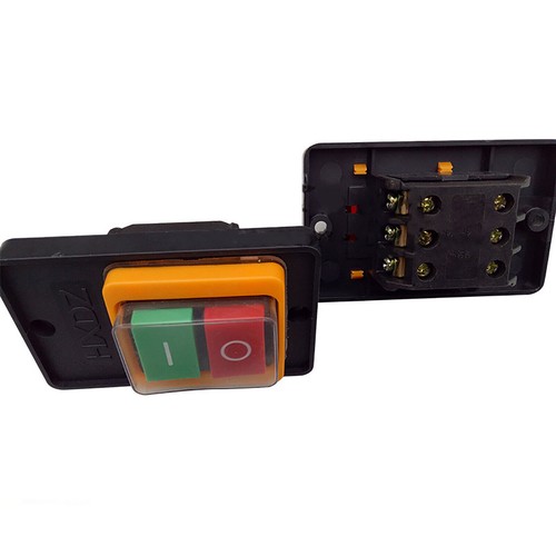 For Cutting Machine Bench Drill Grinder Button Switch KQ1-3 10A Push ...