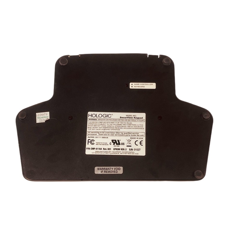 Hologic REF CMP-01164 SecurView 2D/3D Breast Imaging Workstation Keypad ...