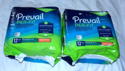PREVAIL Daily Underwear Quick-Wick 2X -Pkg 12 PLUS Womens Size XXL 68 ...