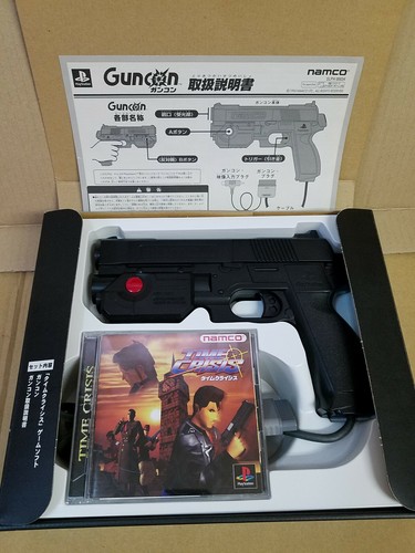 PS1 TIME CRISIS + GUNCON Bundle Japan ver. NTSC-J Tested Sony ...