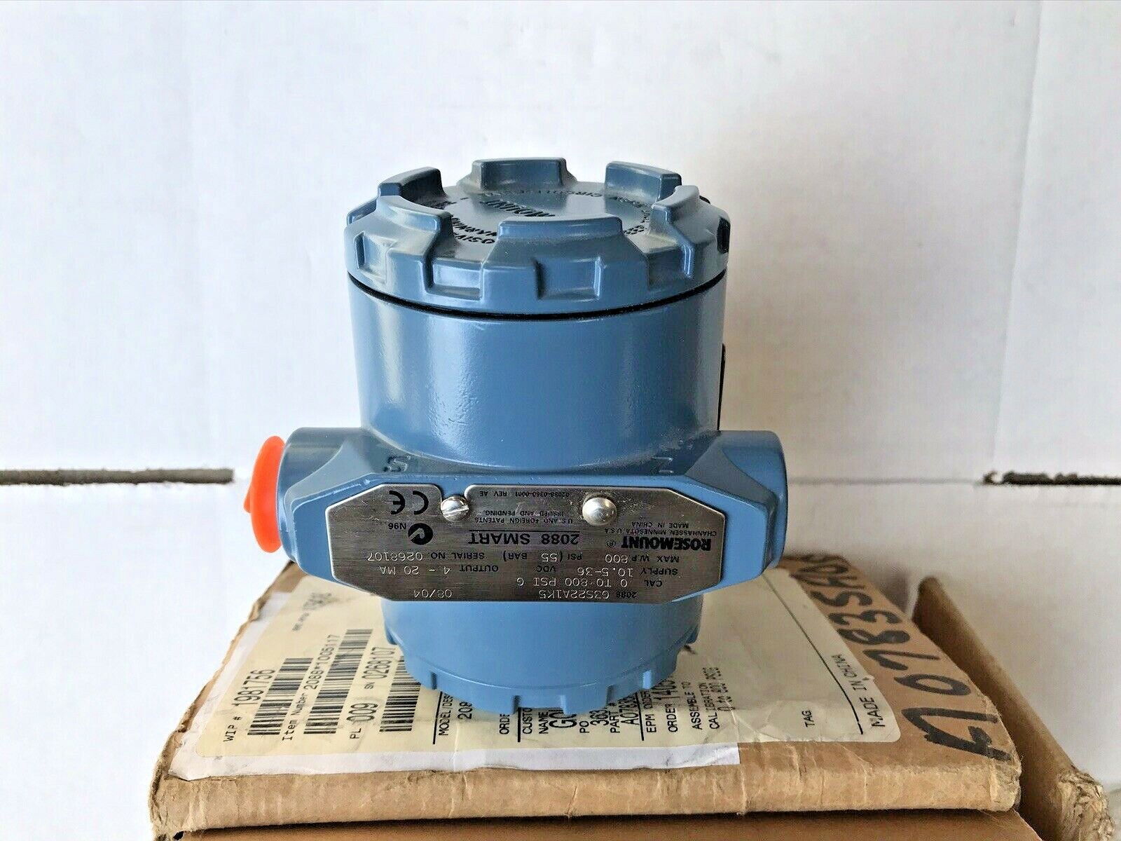 Rosemount+Emerson+2088+G4s22a1k6b404+Smart+Pressure+Transmitter for ...