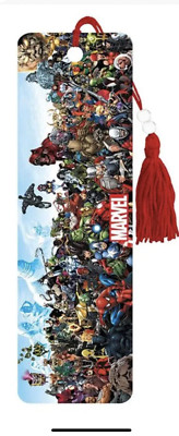 Marvel Lineup Bookmark Book Mark Reading Gift Movie MCU Hulk Thor ...