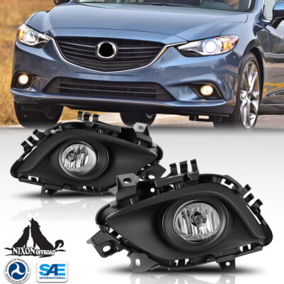 For 2014 2016 2017 Mazda 6 Fog Lights Front Bumper Driving Lamp w ...