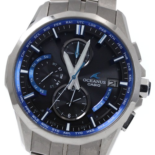 CASIO OCW-S3000-1AJF Oceanus Day-Date Solar Radio Men's | eBay