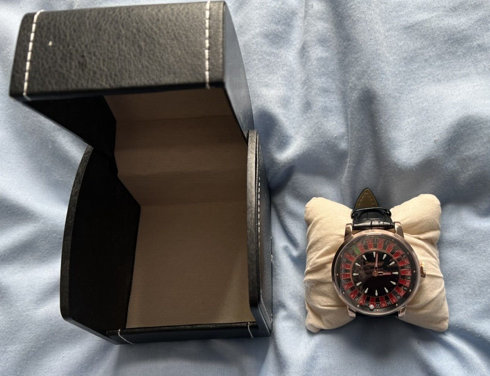 Mens Richard Moving Mechanical Roulette wheel watch NH35A sapphire ...
