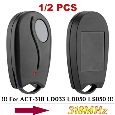 1/2 PC Garage Door Opener 318mhz For Linear Wireless Remote (LD033 ...
