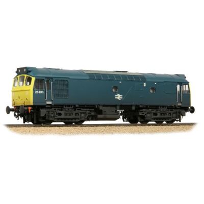 Bachmann 32-346SF Class 25/2 25106 BR Blue Weathered DCC Sound Fitted ...