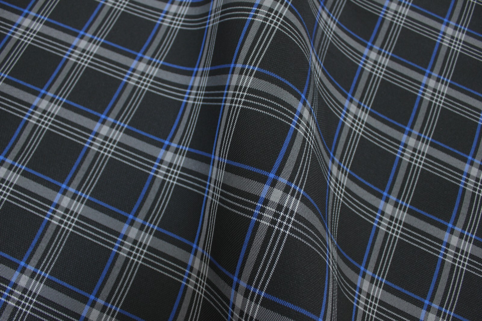 Blue GTI Plaid Car Upholstery Fabric - VW Golf MK7- 3mm Foam - 59 ...