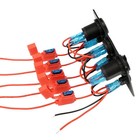 5 Gang ON/OFF Toggle Switch Panel Voltage USB Fast Charger Socket Car ...