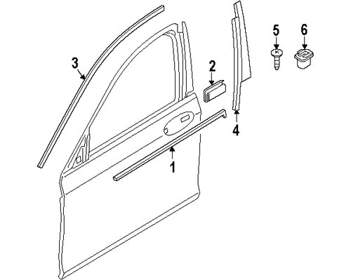 BMW 51337336955 GENUINE OEM UPPER MOLDING | eBay