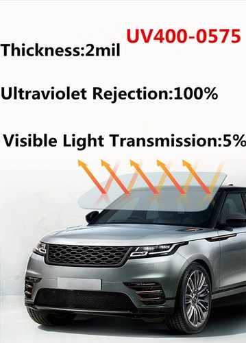 Black Window Tint VLT 5%/ 15%/ 35% Car Home House Glass Sticker Film ...
