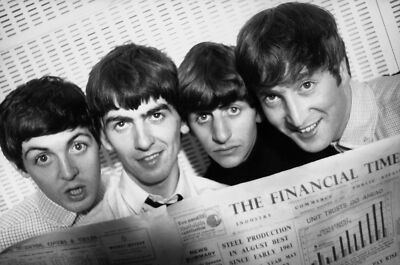 A The Beatles Smiling Black And White 8x10 Picture Celebrity Print | eBay