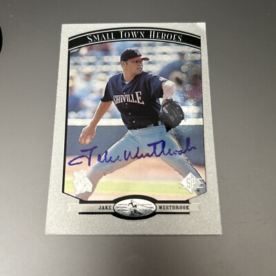 JAKE WESTBROOK 1997 UPPER DECK ROOKIE RC AUTOGRAPHED SIGNED AUTO ...