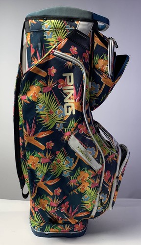 Ping Traverse Floral Cart Bag 14-Way Divide Single Strap Golf Bag | eBay