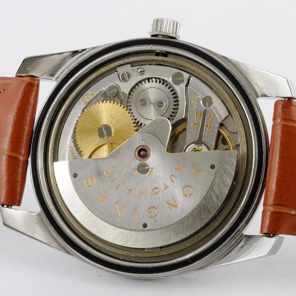 AUTHENTIC 1960 LONGINES CONQUEST SWISS AUTOMATIC STEEL GOLD FISH ...