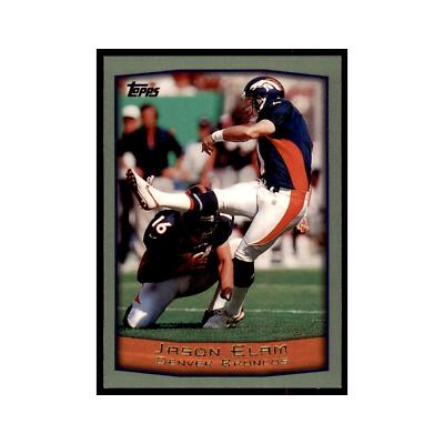 Jason Elam 1999 Topps #192 Football Cards Football Card NM | eBay