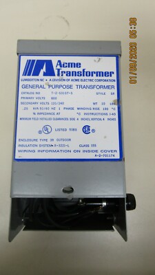 Transformers - Acme General Purpose Transformer