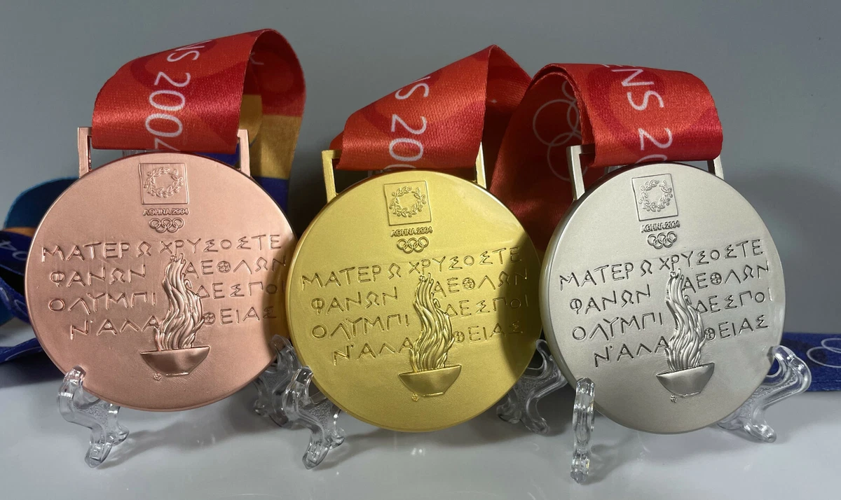 Gold Silver Bronze Olympic Medals