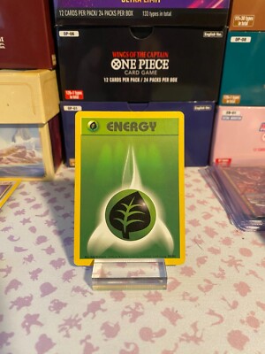 Green Grass Leaf Energy 99/102 - 1999 Base Set - LP - Pokemon TCG | eBay