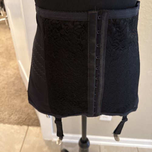 Rago XLGartered Waist Trainer Girdle Womens Black Shapewear | eBay
