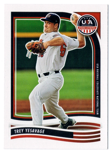 2024 Panini USA Stars & Stripes Trey Yesavage Opening Day RC Rookie ...