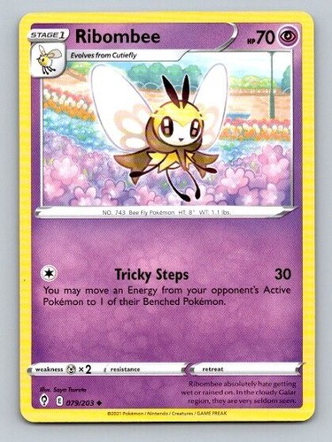 2021 Pokemon Card Evolving Skies Ribombee 79/203 | eBay